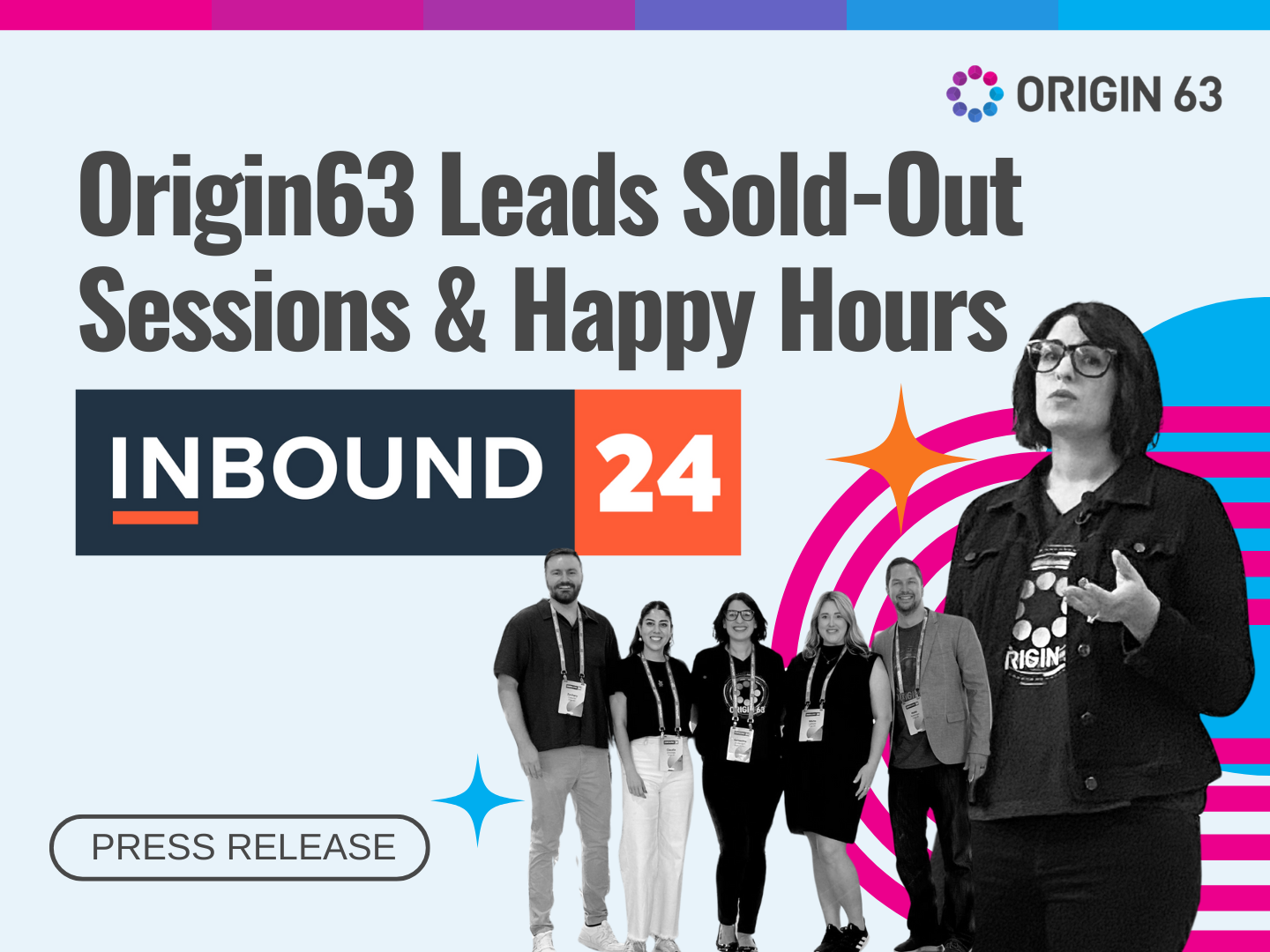 Origin63 Leads Sold-Out Sessions & Happy Hours at Inbound 2024